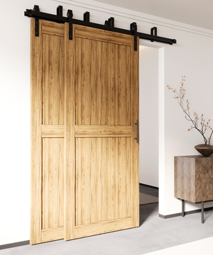 Triple Track Bypass Barn Door Hardware Kits | Homacer